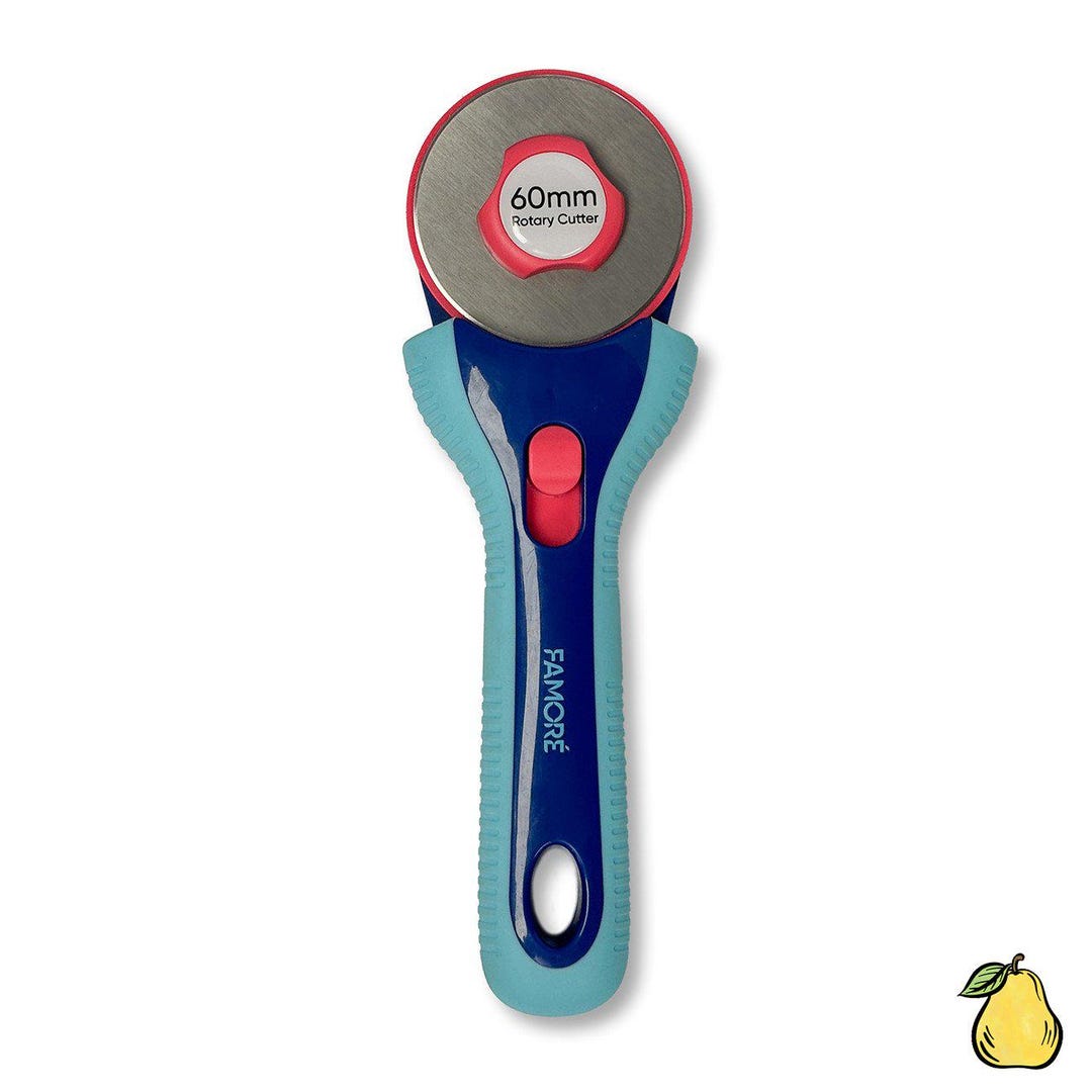 Famore Rotary Cutter - Handle and 60mm Blade | Notions | 460RT - Etsy