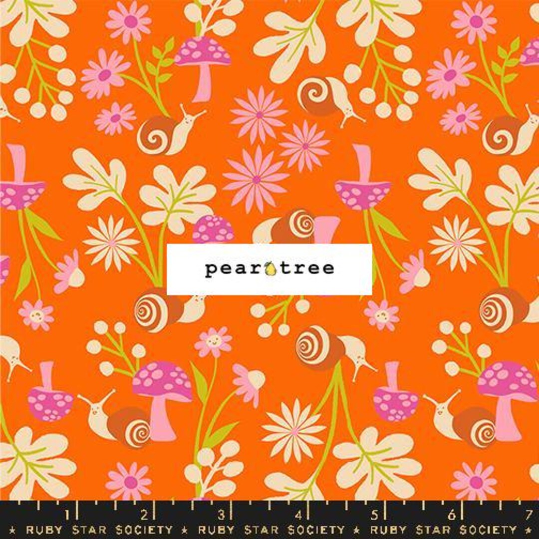 Goldfish - Snail Garden by Ruby Star Society Fabrics | Ruby Star Animal ...