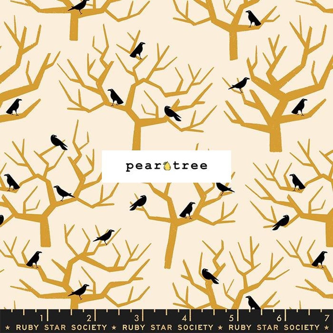 Natural Forest Crows by Ruby Star Society Fabrics Ruby Star Tiny ...