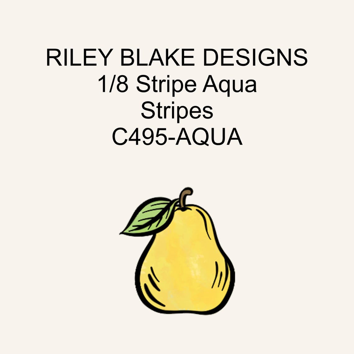 1/8 Stripe Aqua by Riley Blake Designs | Riley Blake Stripes Collection ...