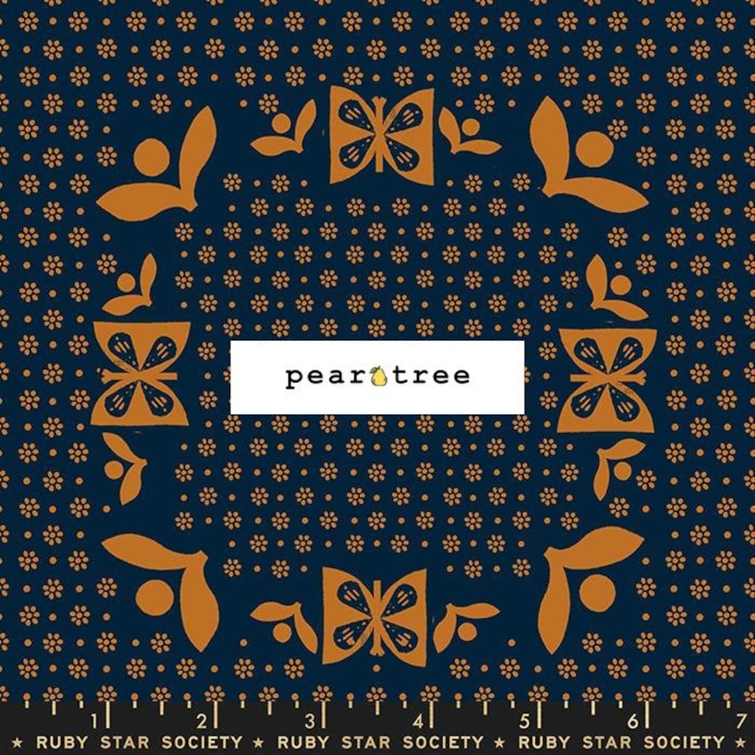 Navy - Circle by Ruby Star Society Fabrics | Ruby Star Sugar Maple ...