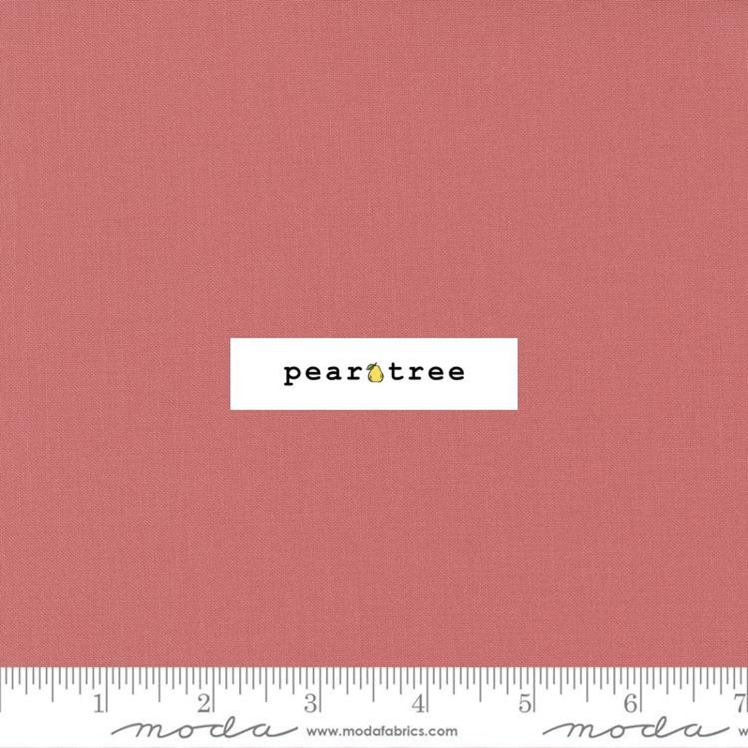 Coral Rose by Moda Fabrics Moda Bella Solids Collection Moda Fabric ...