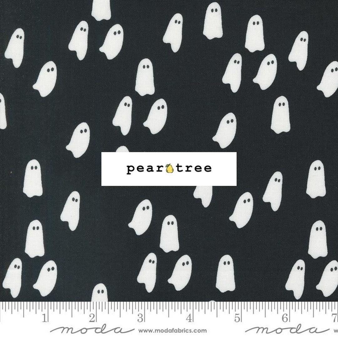 Midnight Ghost Ghost by Moda Fabrics Moda Noir Collection Moda Fabric ...