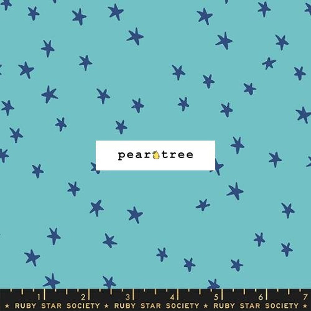 Turquoise by Ruby Star Society Fabrics | Ruby Star Starry Collection ...