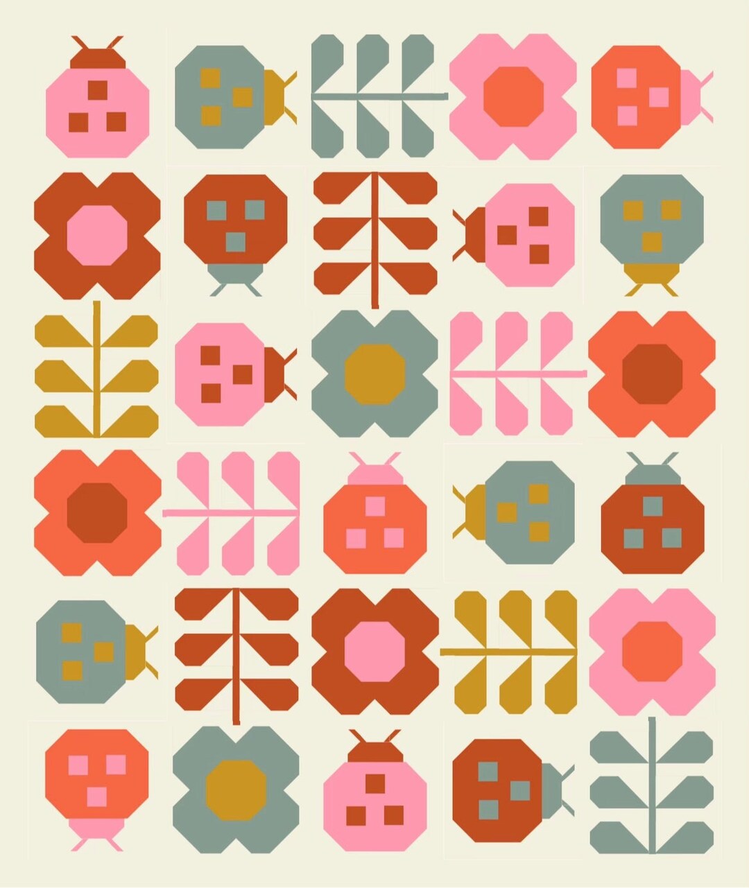 Pen + Paper Patterns Hello Spring - Cover Quilt Kit Bundle - Pattern ...