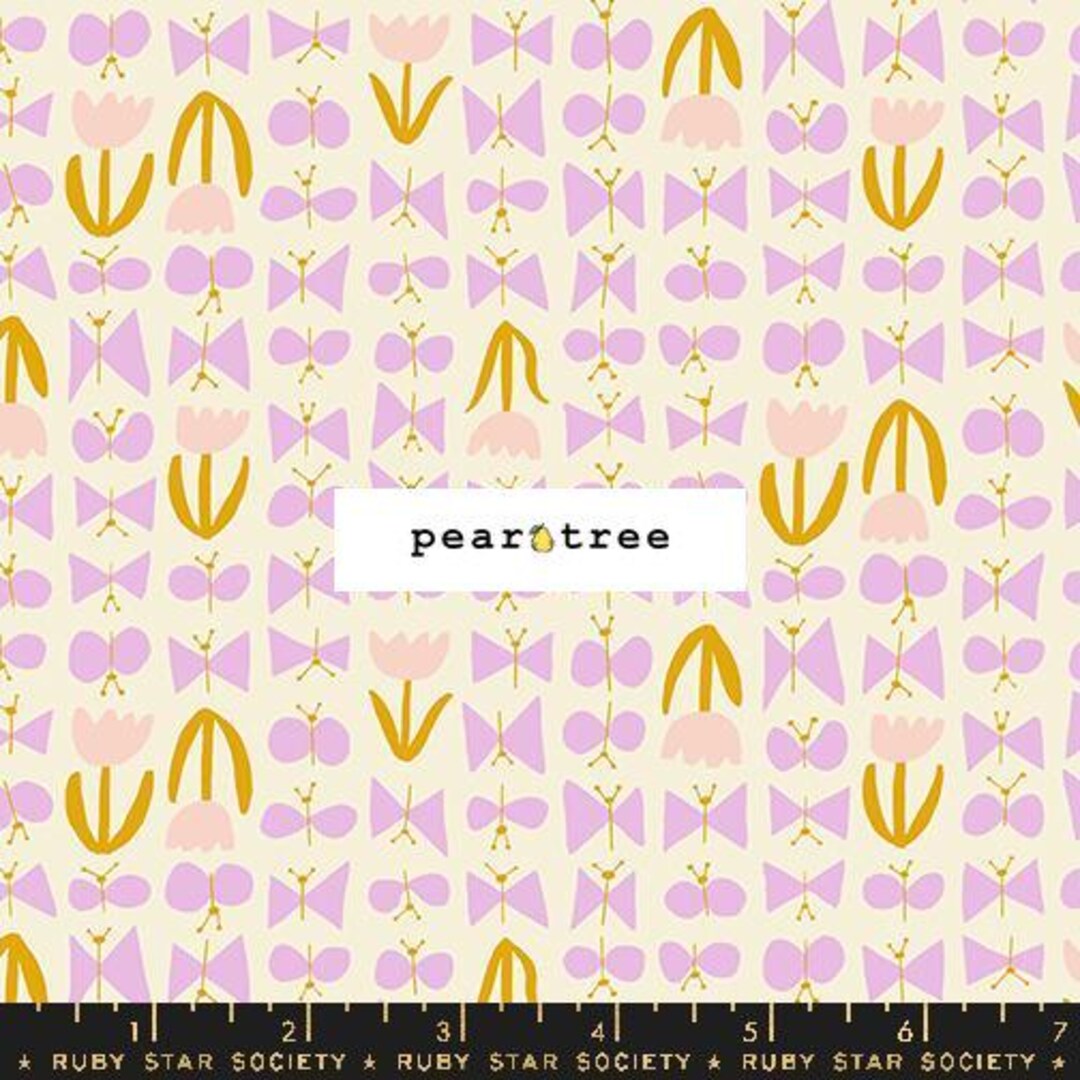 Natural - Butterflies by Ruby Star Society Fabrics | Ruby Star Bird is ...