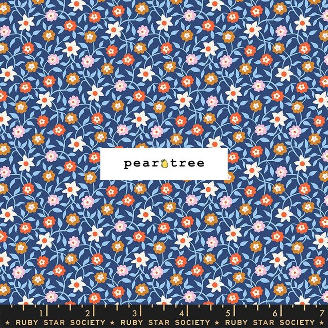 Creeping Vine Bluebell by Ruby Star Society Fabrics Ruby Star Lil ...