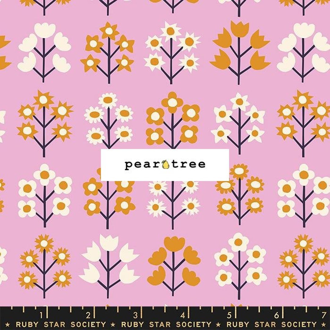 Macaron Flowers by Ruby Star Society Fabrics Ruby Star - Etsy