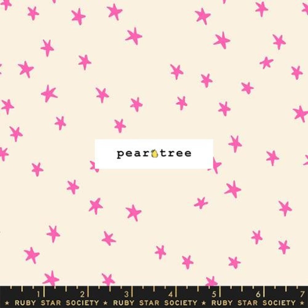 Neon Pink by Ruby Star Society Fabrics | Ruby Star Starry Collection ...