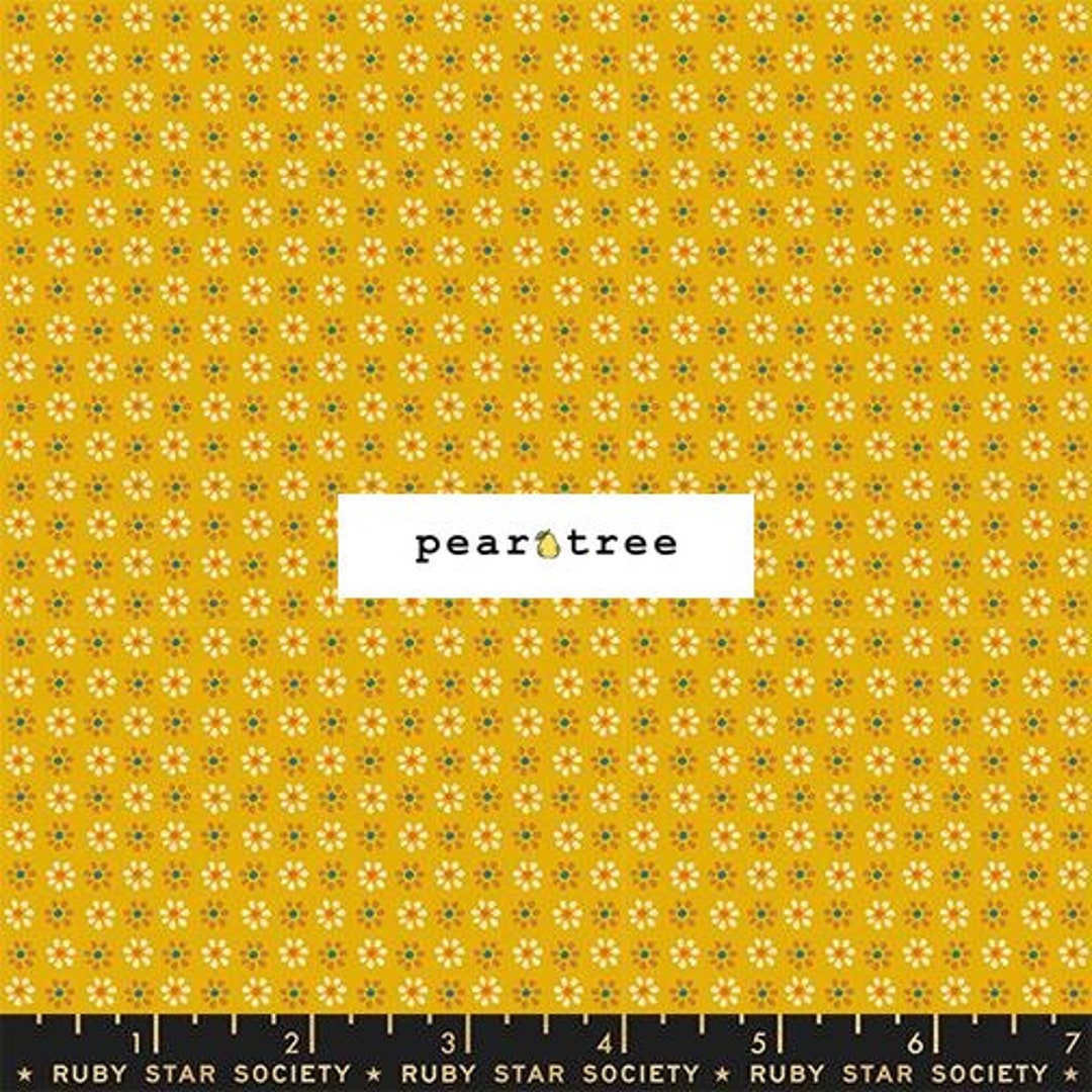 Goldenrod Tiny Flowers by Ruby Star Society Fabrics Ruby Star Sugar ...