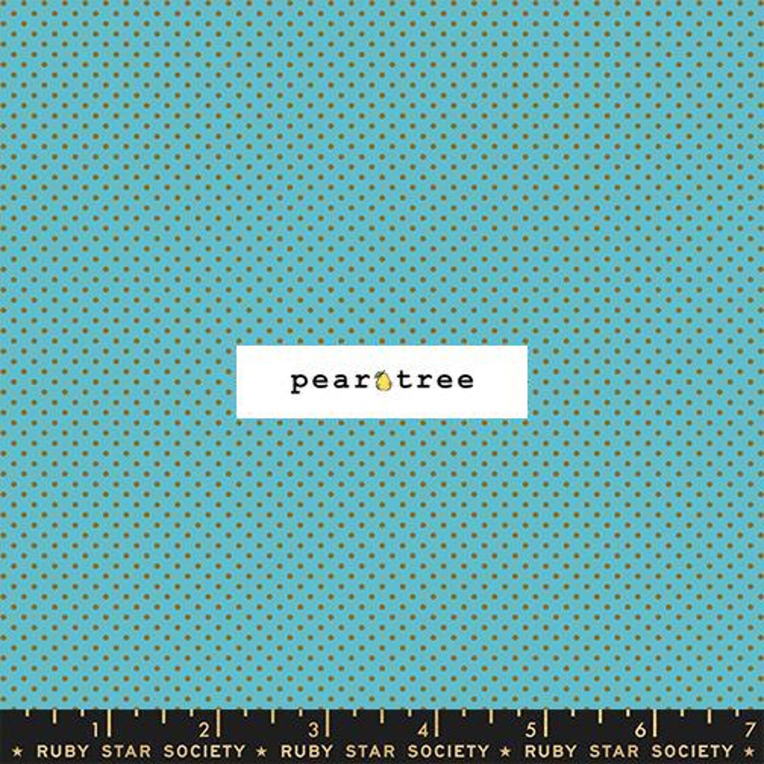 Turquoise - Mini Dots by Ruby Star Society Fabrics | Ruby Star Catnap ...