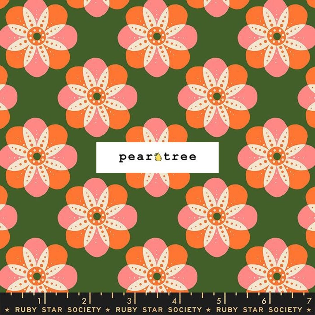 Sarah Green by Ruby Star Society Fabrics Ruby Star Floradora Collection ...