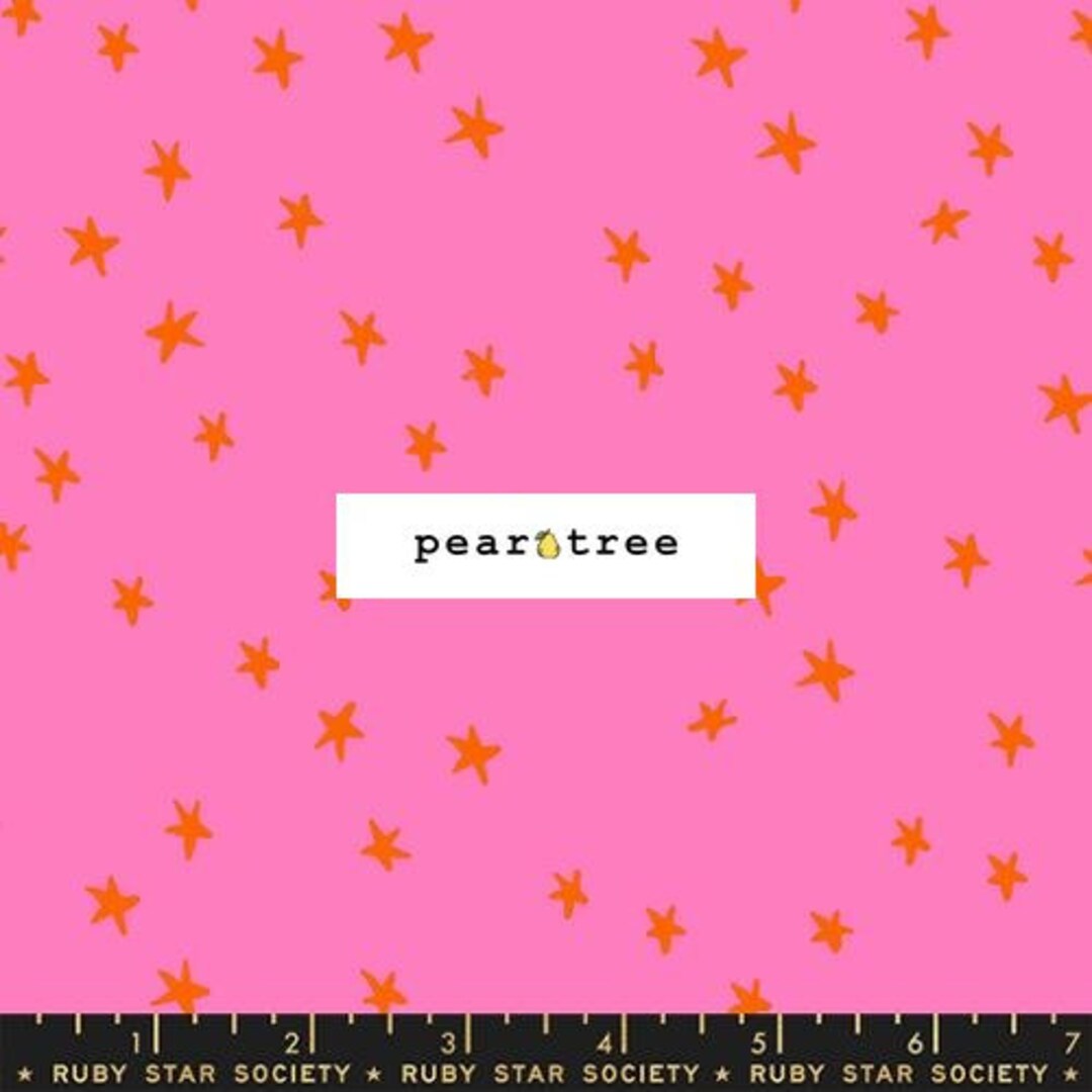 Vivid Pink by Ruby Star Society Fabrics | Ruby Star Starry Collection ...