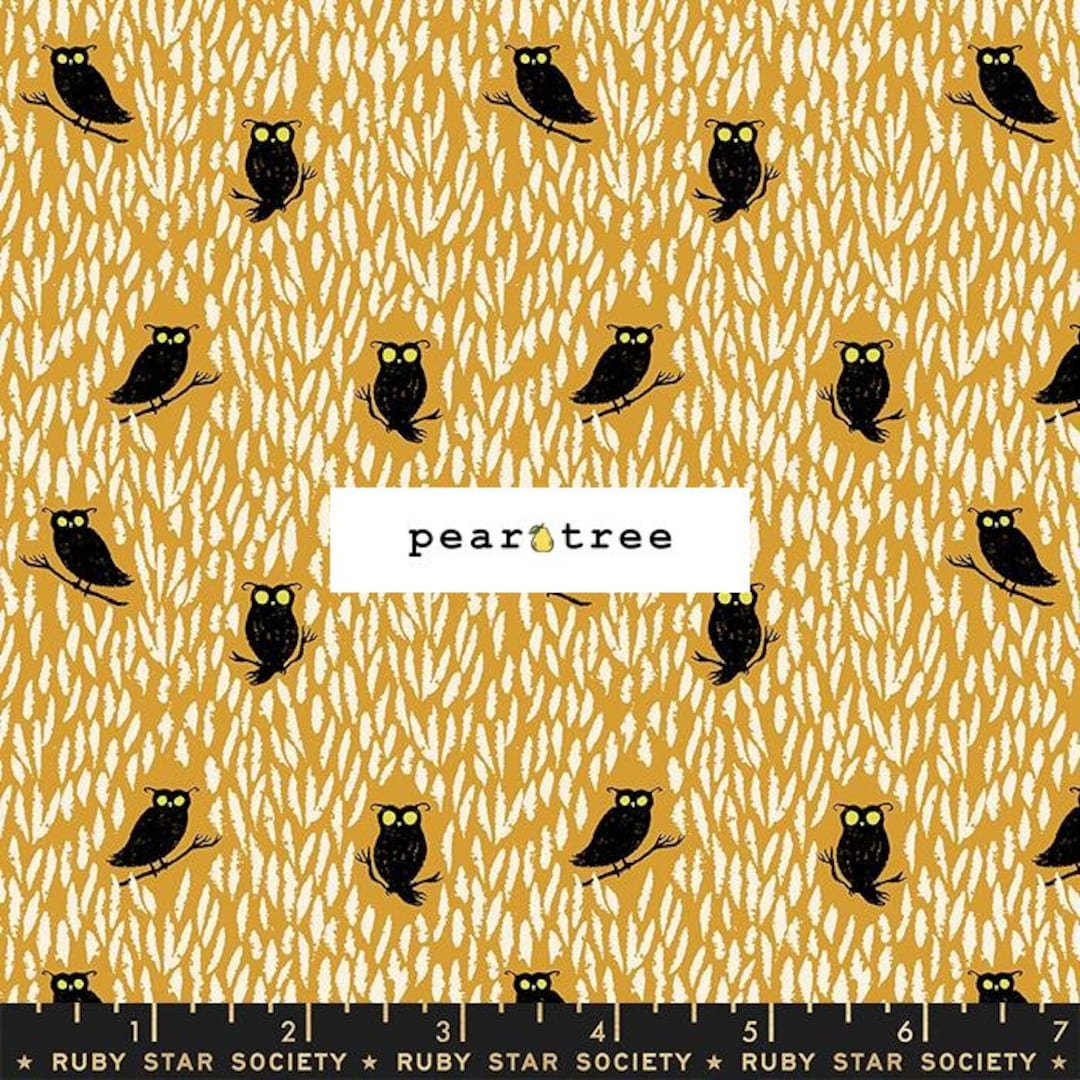 Cactus - Owls by Ruby Star Society Fabrics | Ruby Star Tiny Frights ...