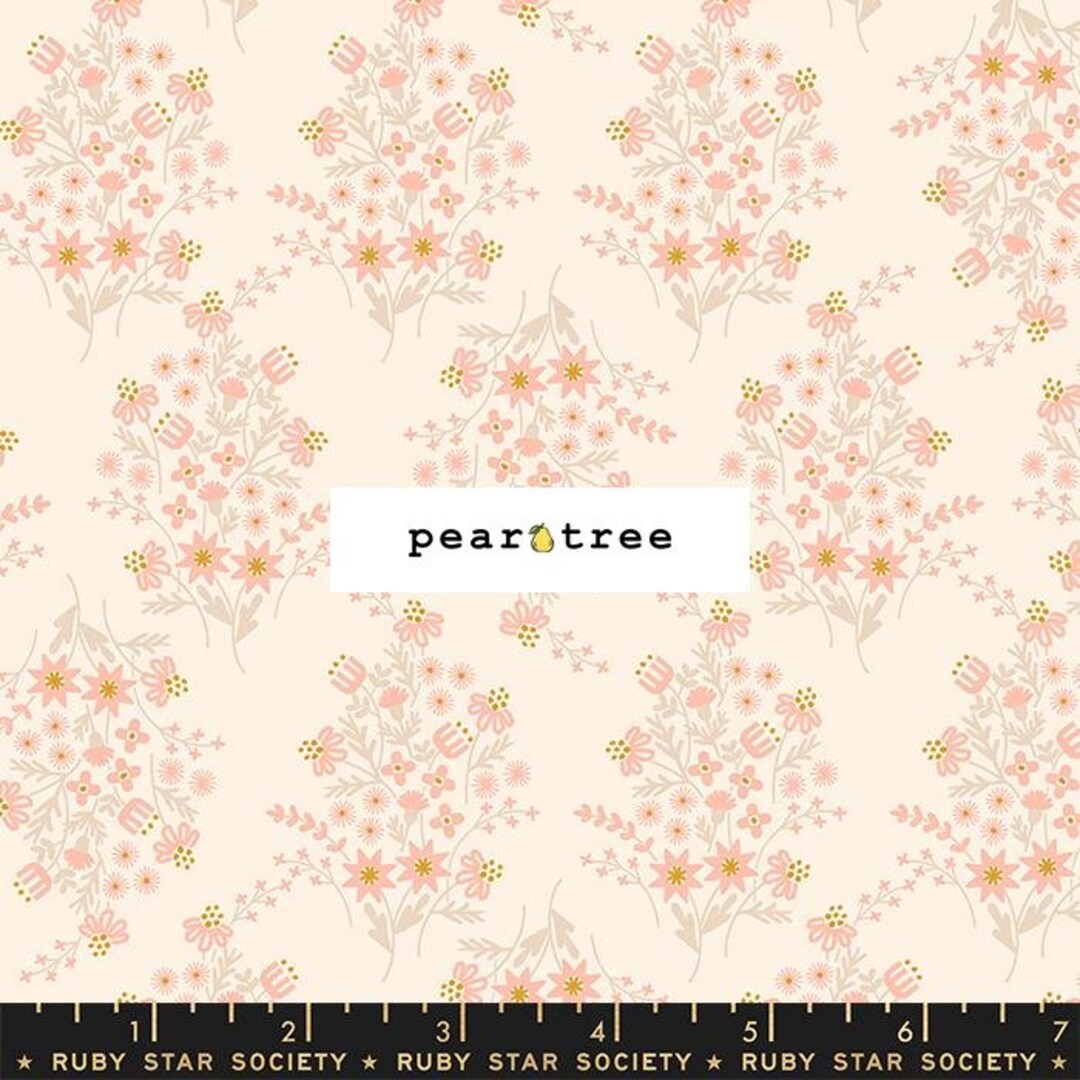 Wild Flower Child Natural by Ruby Star Society Fabrics Ruby - Etsy