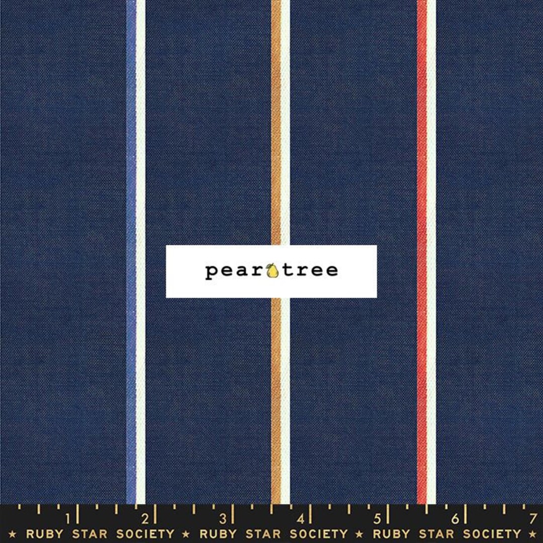 Warp Weft Heirloom Navy by Ruby Star Society Fabrics Ruby - Etsy