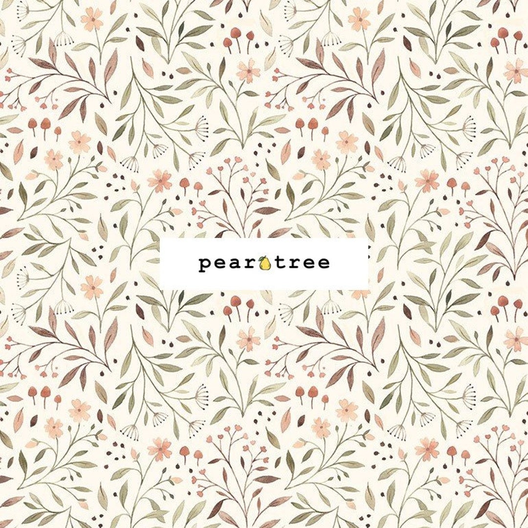 Flora Cream by Dear Stella Fabrics | Dear Stella Little Fawn and ...
