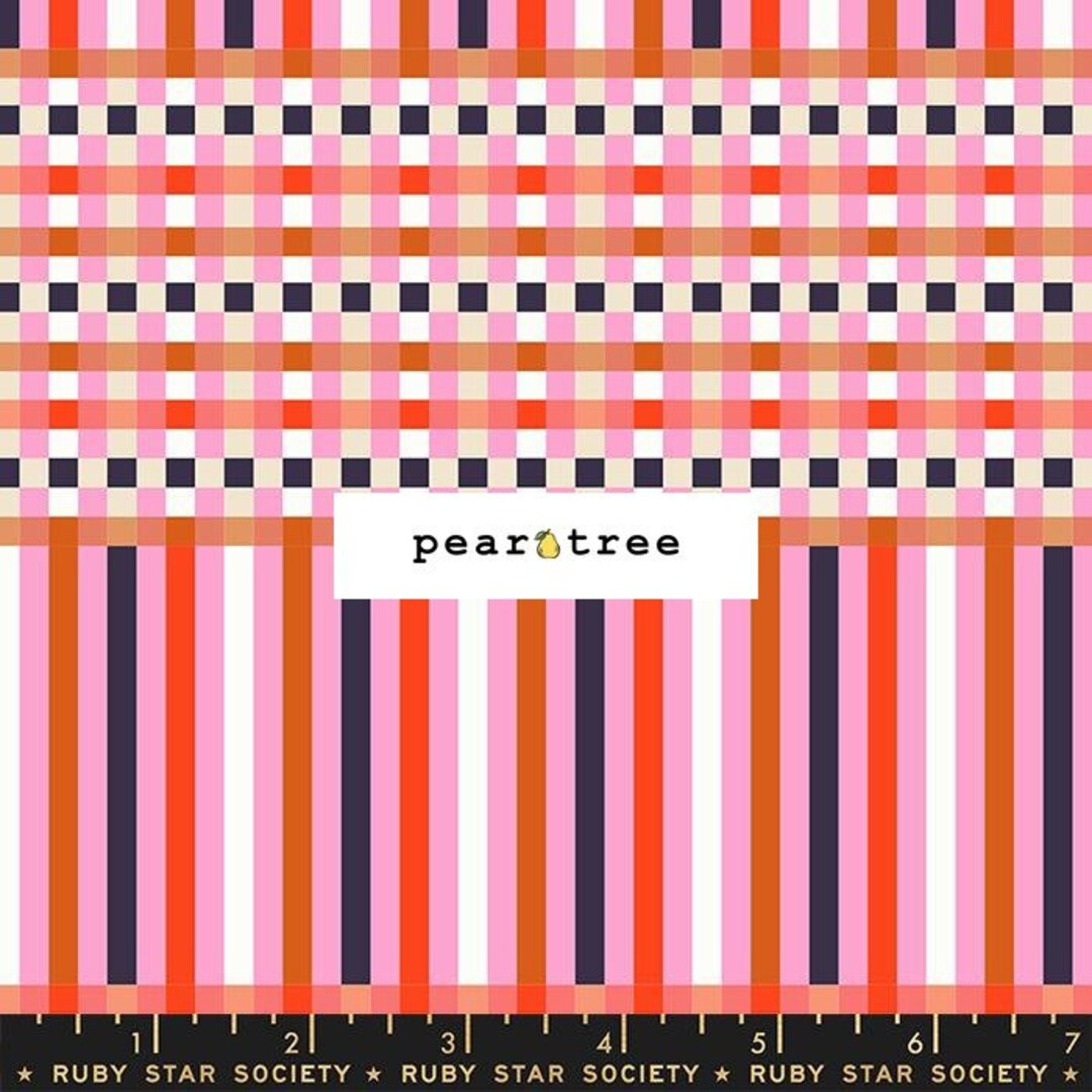 Flamingo Gingham by Ruby Star Society Fabrics | Ruby Star Petunia ...