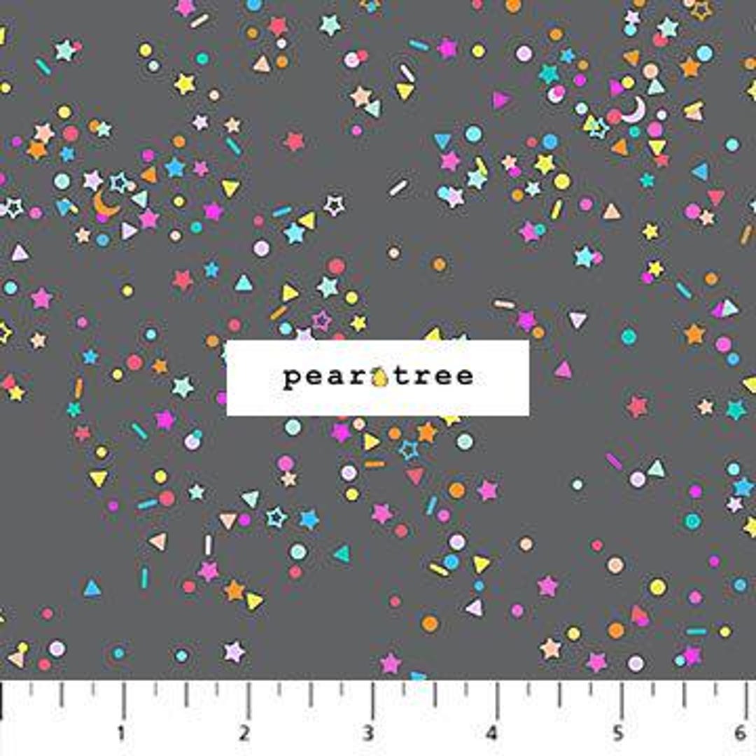 Sprinkles - Gray Multi by Figo Fabrics | Figo Dewfall Collection | Figo ...
