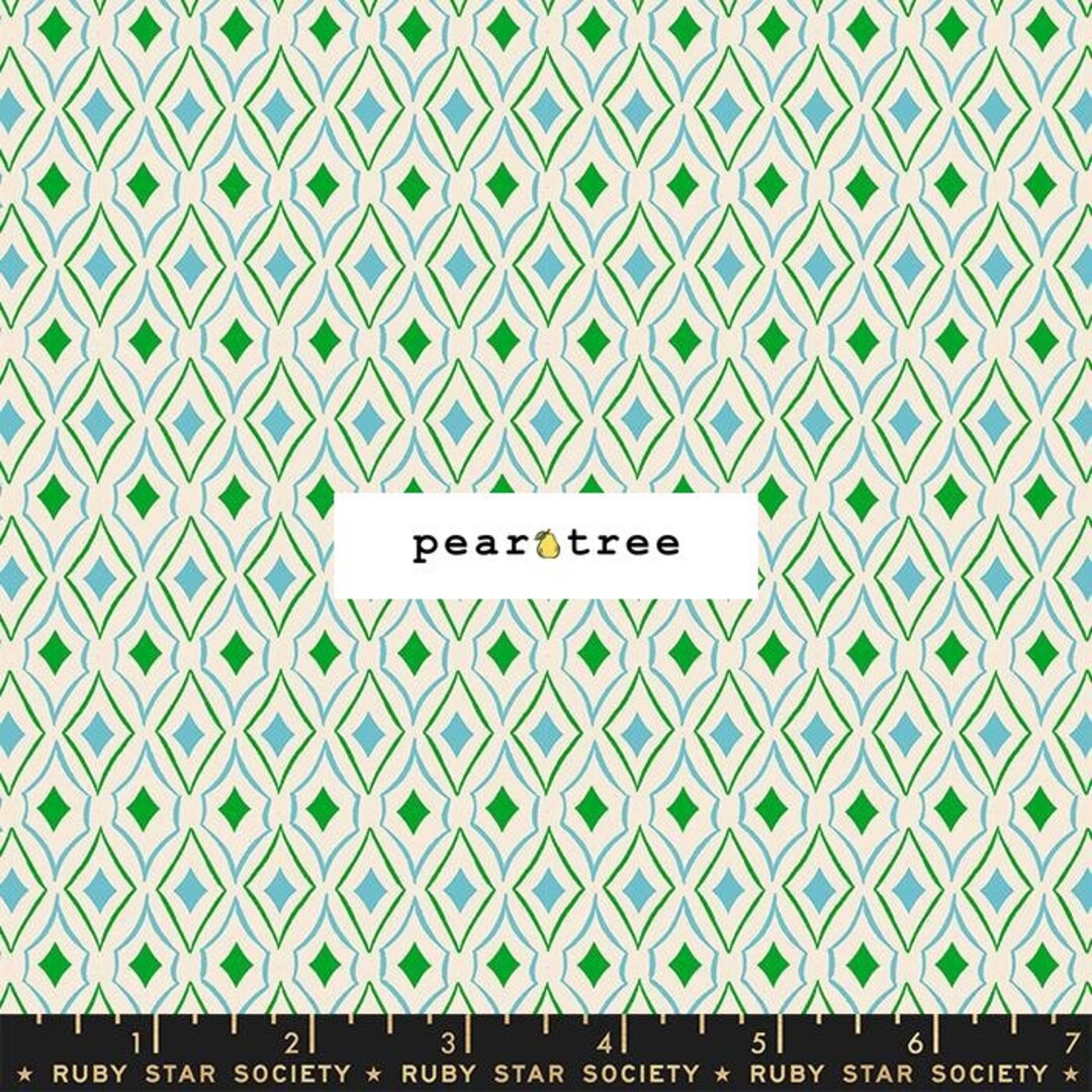 Turquoise - Geometric by Ruby Star Society Fabrics | Ruby Star ...