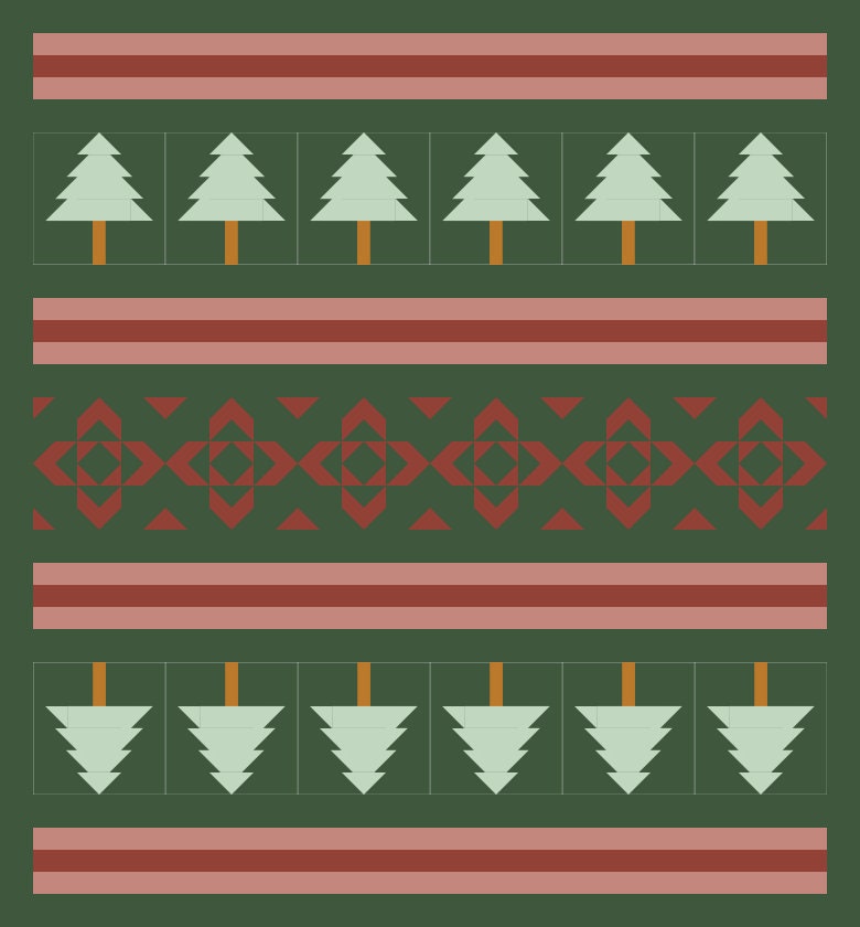 The Cedar Quilt -quilting Pattern - Etsy