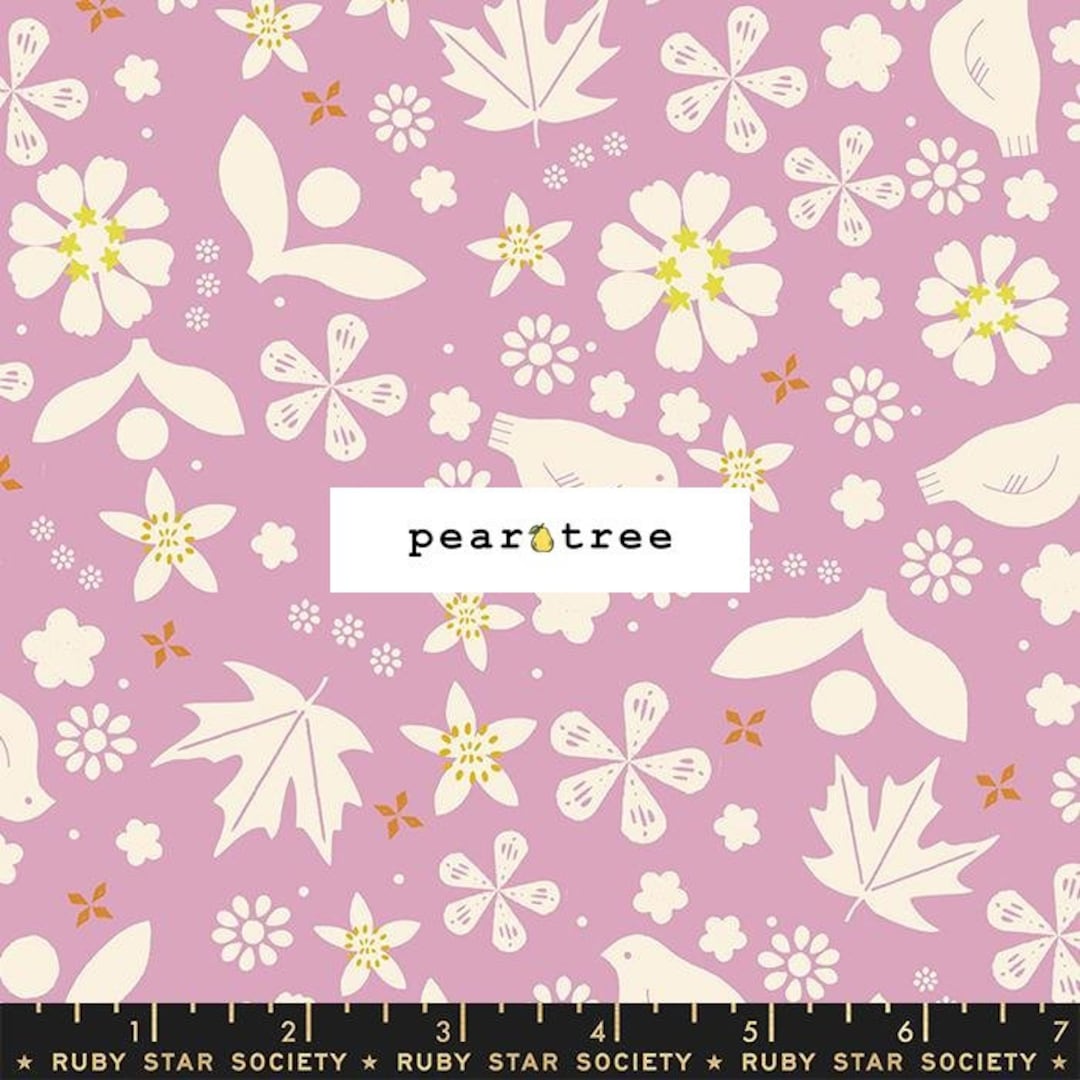 Dark Peony Birds by Ruby Star Society Fabrics Ruby Star Sugar Maple ...