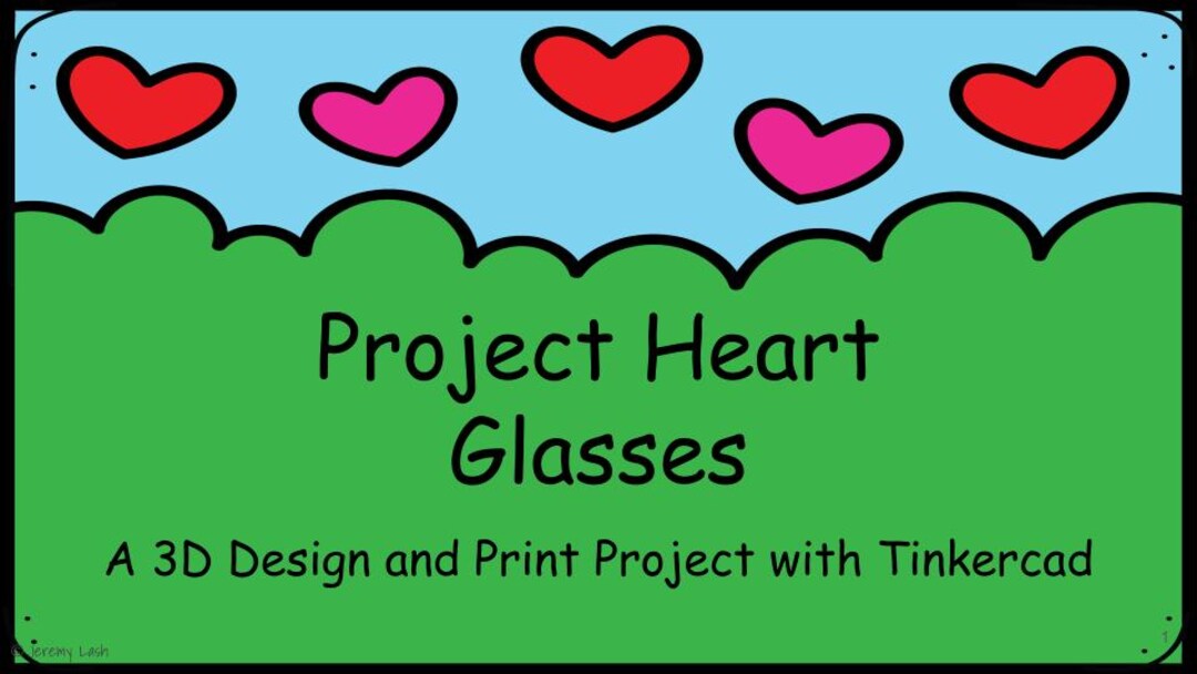 Tinkercad 3D Printed Heart Glasses Instructions and Beginner's Guide - Etsy