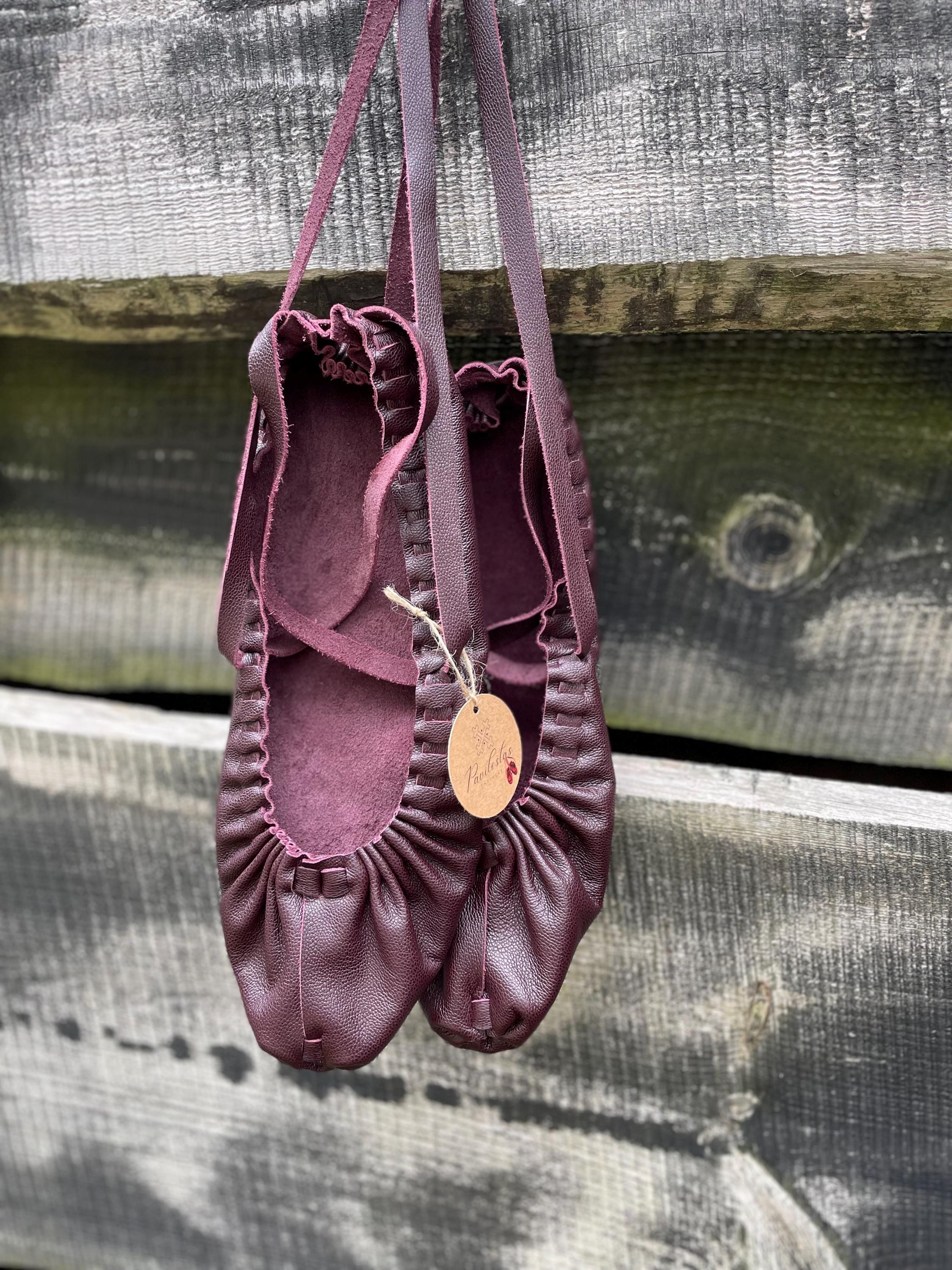 Handmade, Medieval Genuine Leather Barefoot Shoes, Traditional Leather ...