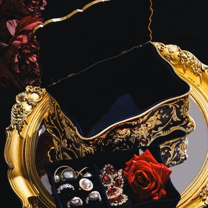 Vintage Baroque Jewelry Box,rococo Style Organizer With Crystal ...