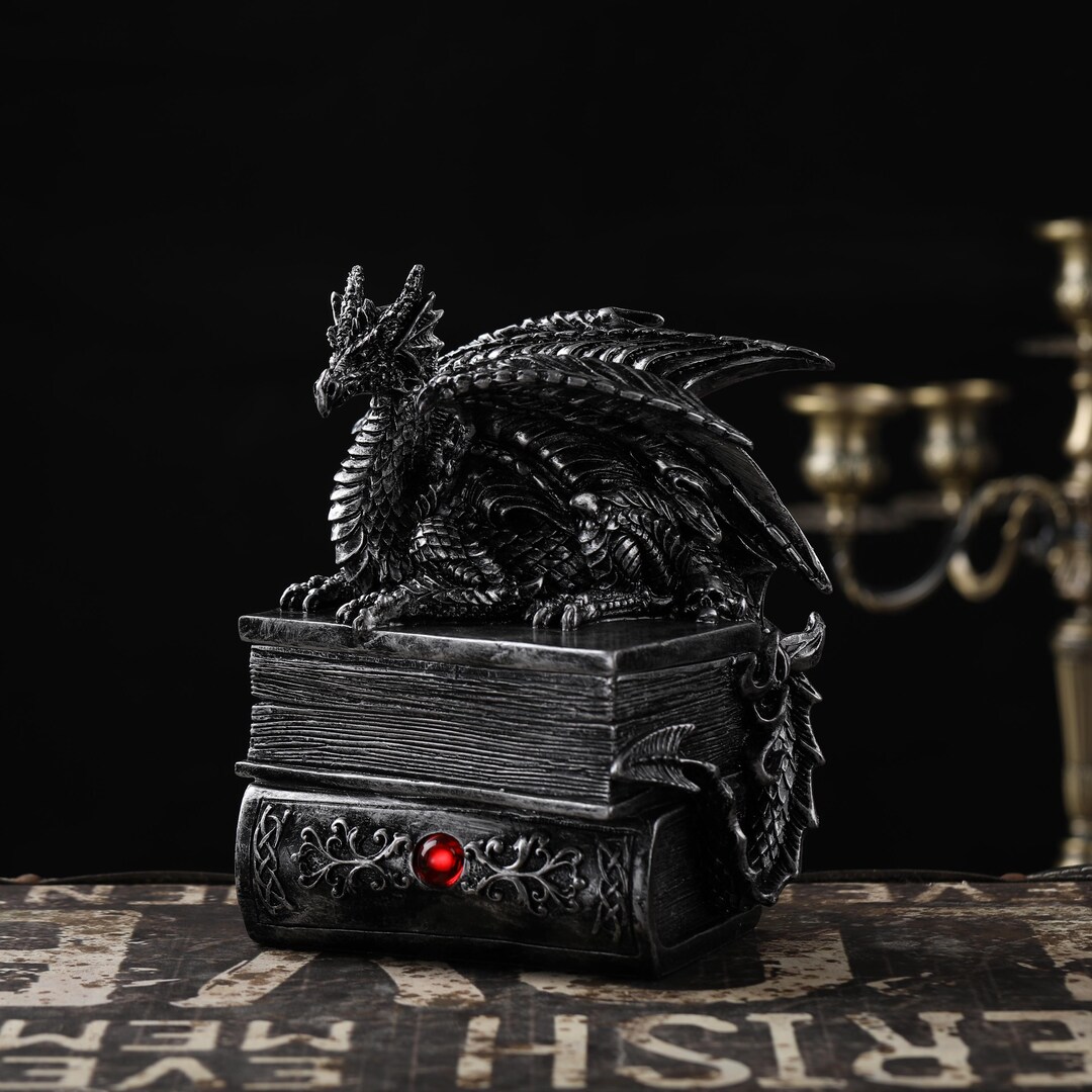 Dragon Dice Box Dungeons and Dragons– Dnd Fantasy Jewelry Storage With ...