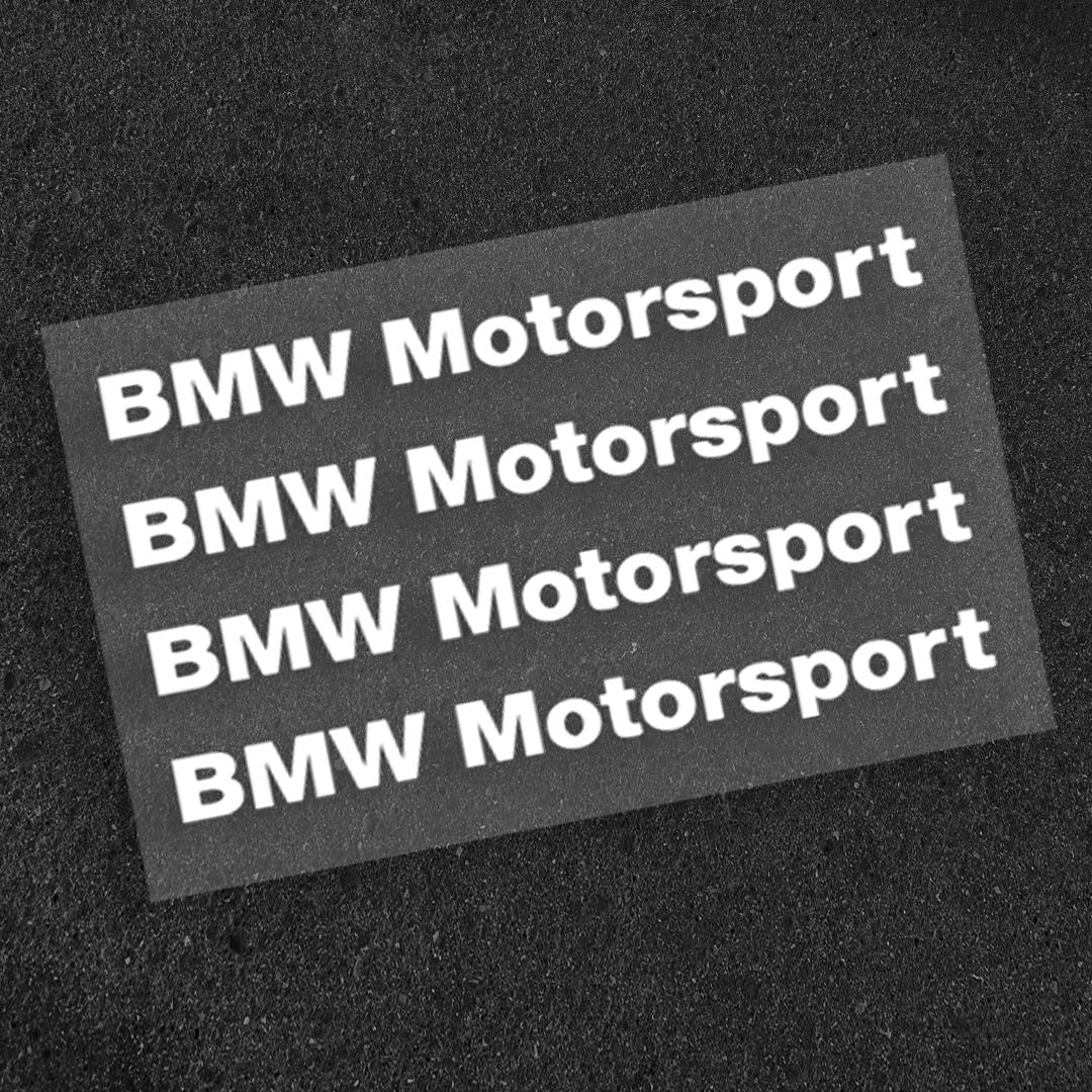 BMW Motorsport Logo Stickers - Etsy