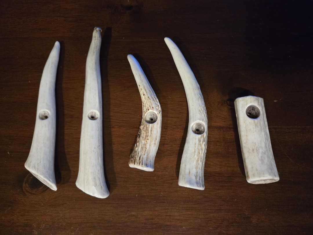 Handcrafted Rocky Mountain Elk Antler Pipe - Etsy
