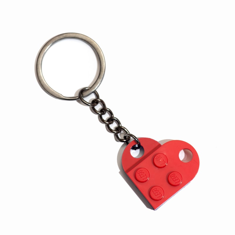 Lego® Heart Keychain - Etsy