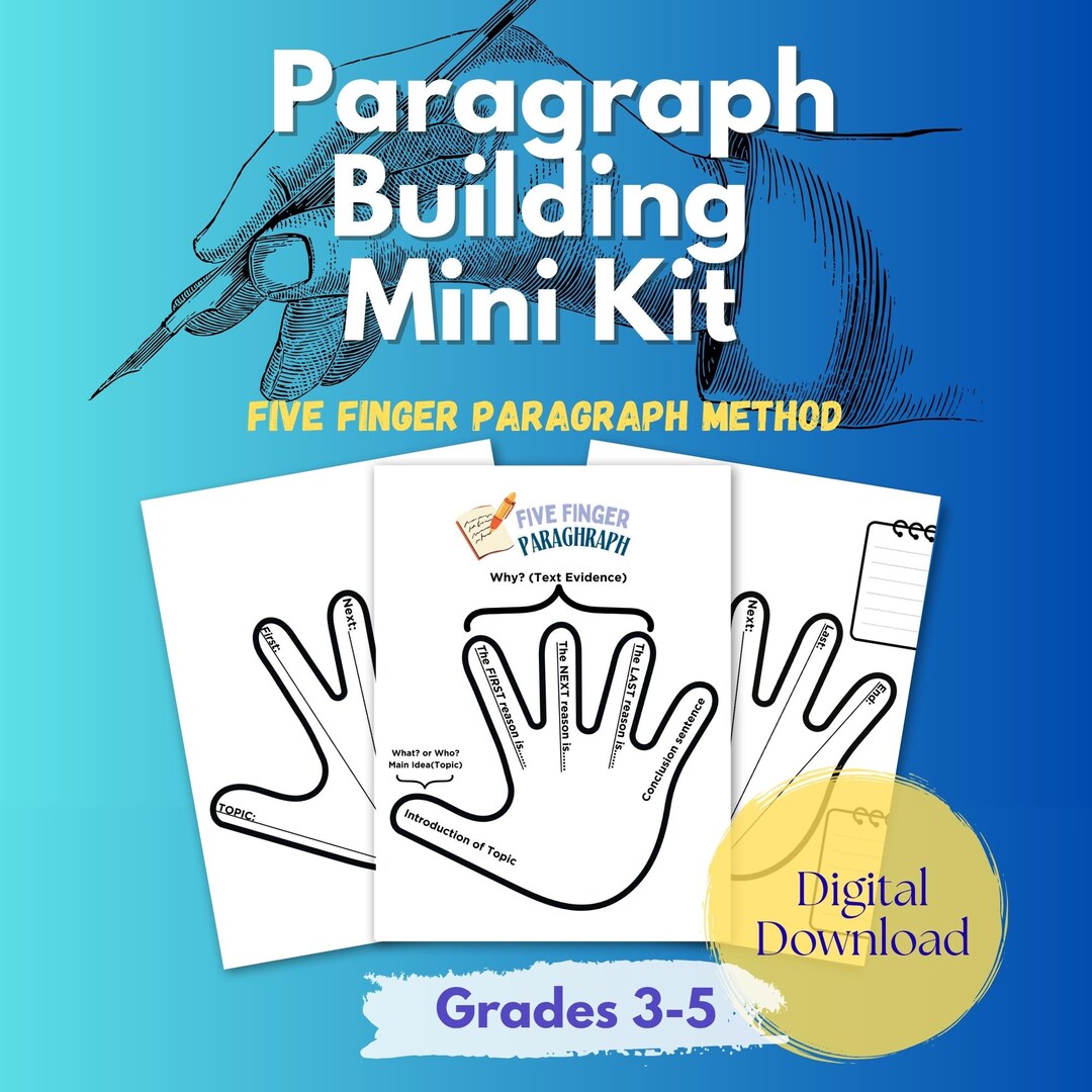 Paragraph Writing Kit - Etsy