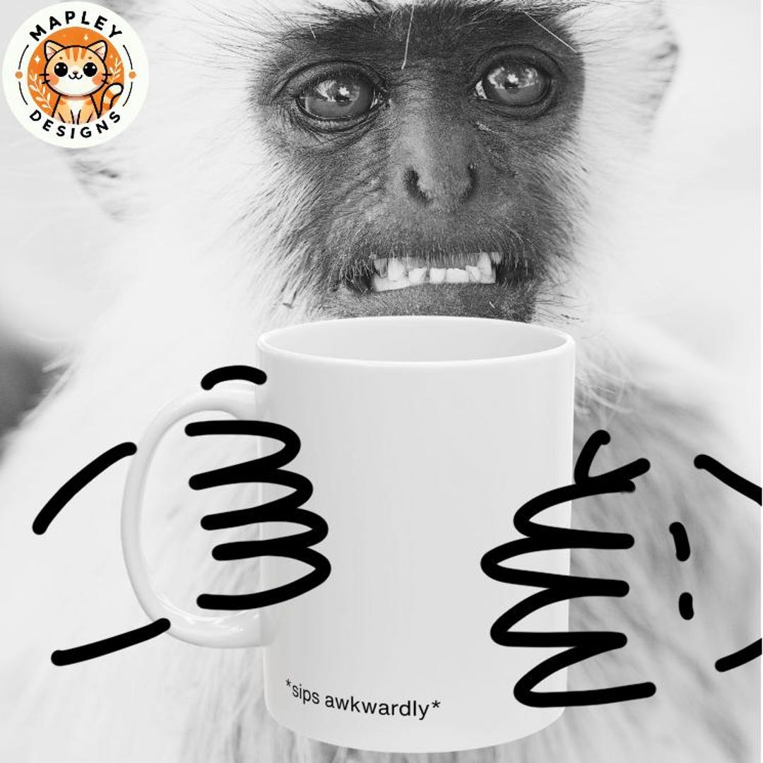 The sips Awkwardly Mug, Funny Prank Nerdy Gift for Friends, 11oz 15oz ...