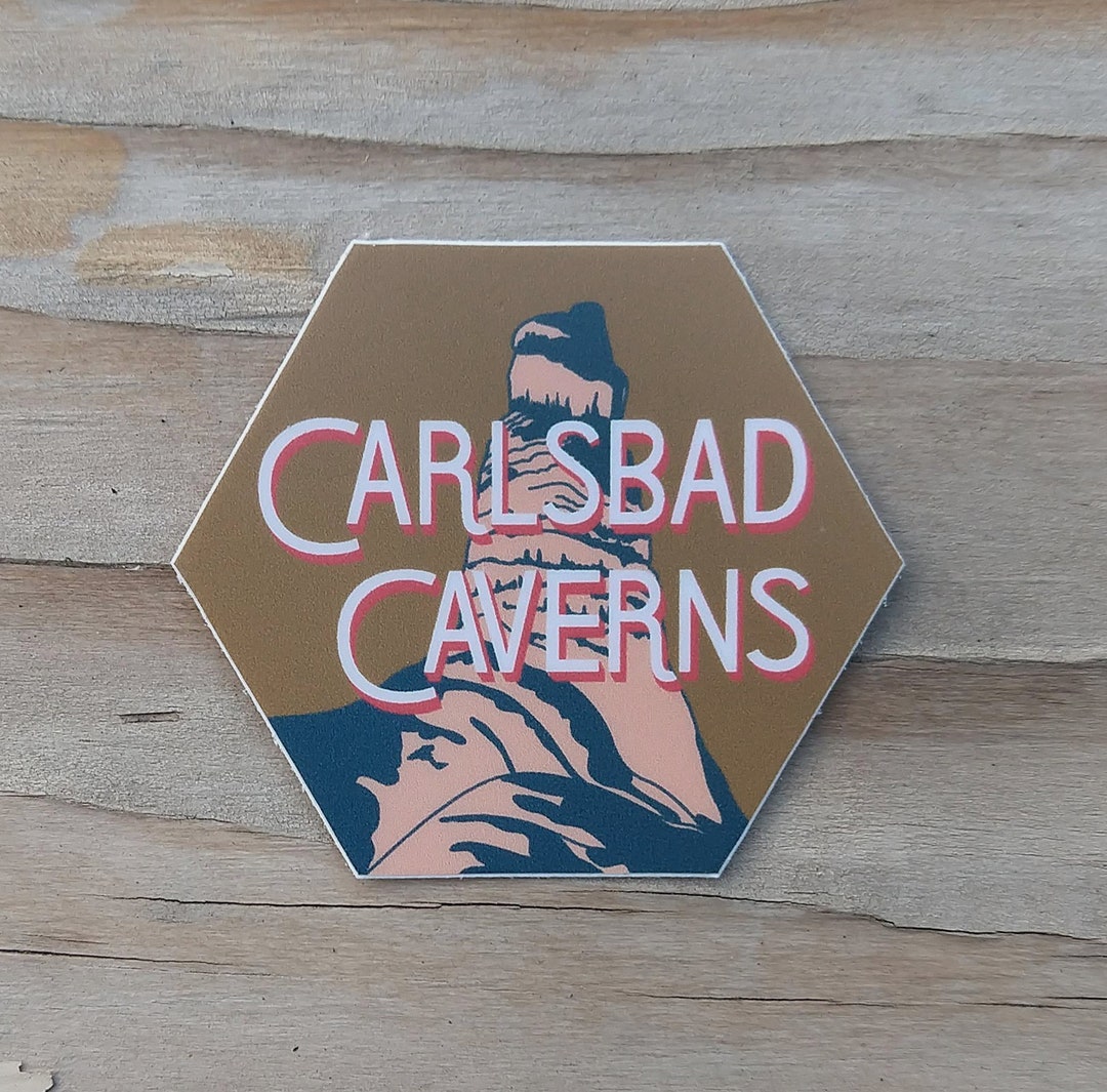 Carlsbad Caverns Sticker, National Park Stickers, Carlsbad Caverns ...