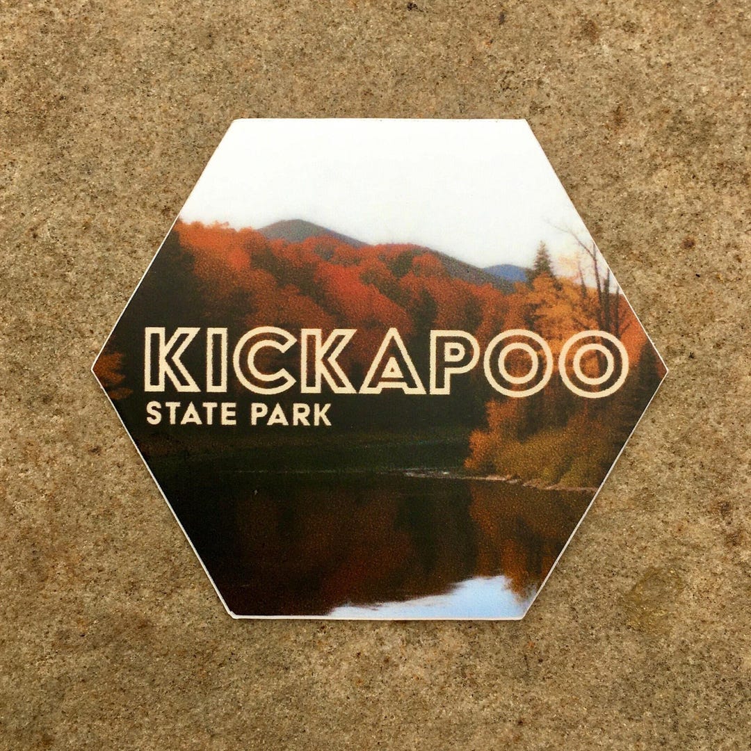 Kickapoo State Park, Travel Gifts, Illinois State Parks Souvenir ...