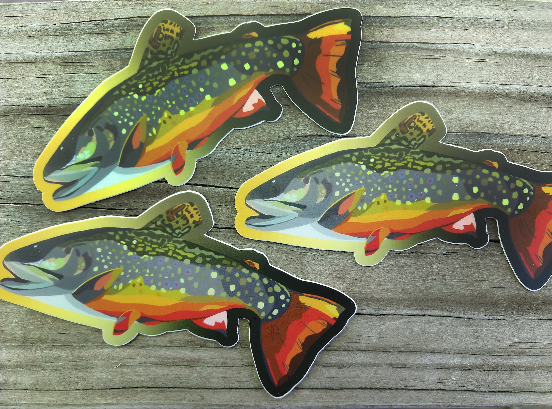 Fly Fishing Stickers, Trout Stickers, Fly Fishing Gifts - Etsy