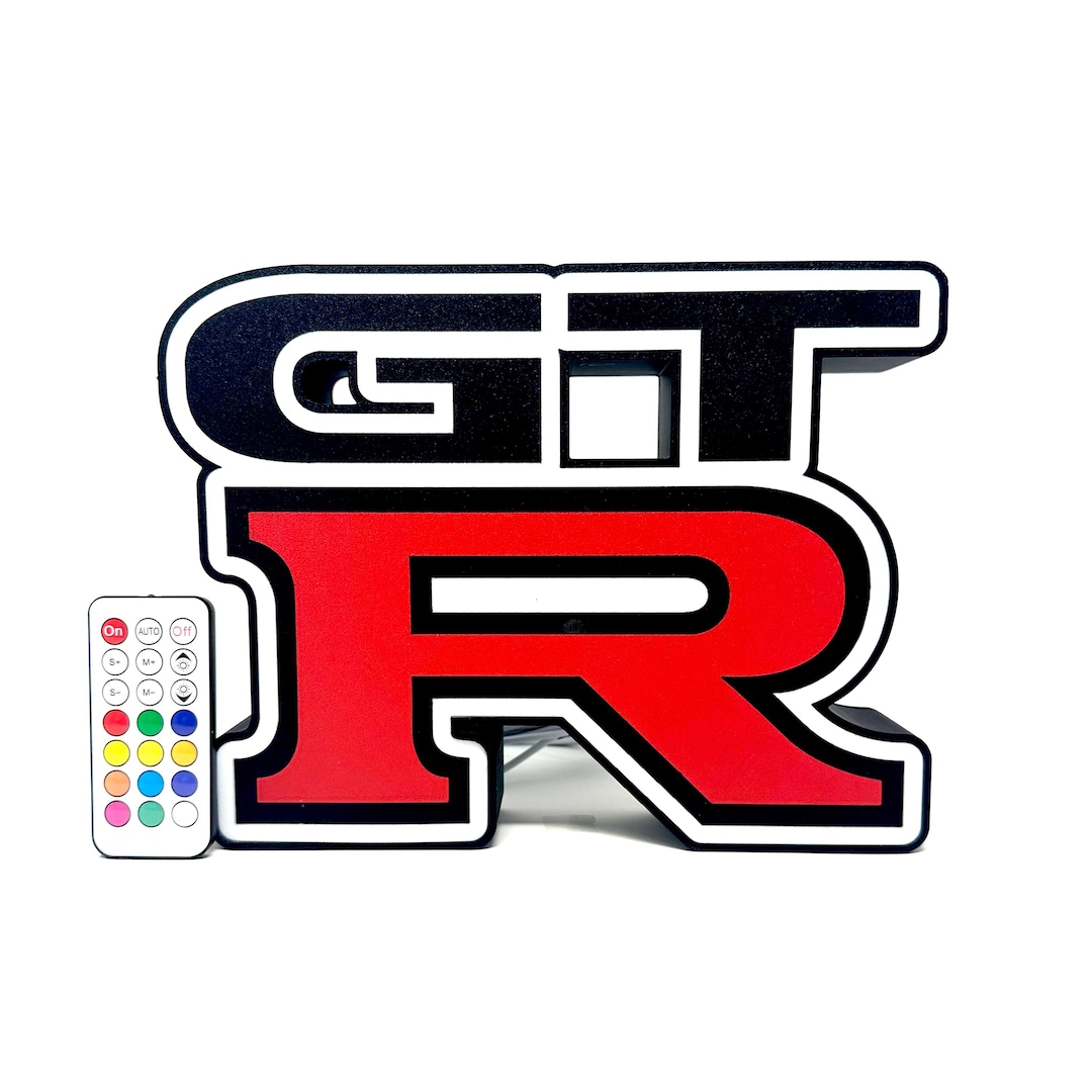 Nissan GTR LED Light up Sign: JDM Car Lover Wall Decor - Etsy UK