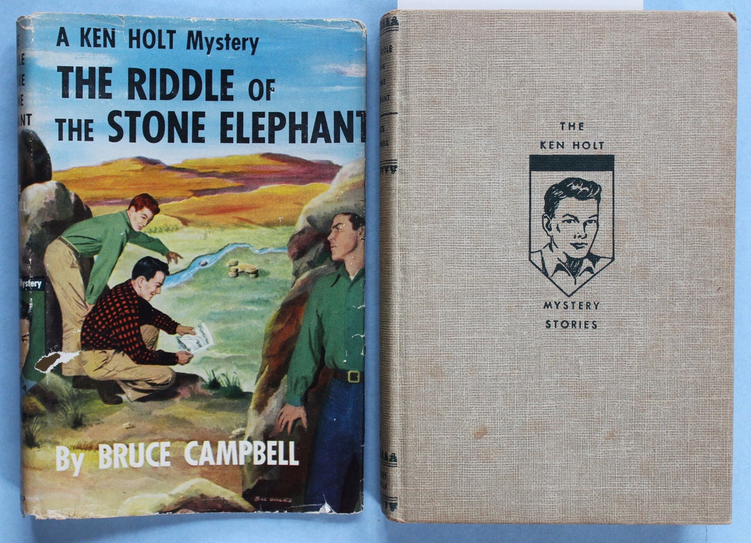 Vintage Ken Holt Mystery The Riddle of the Stone Elephant by Bruce ...