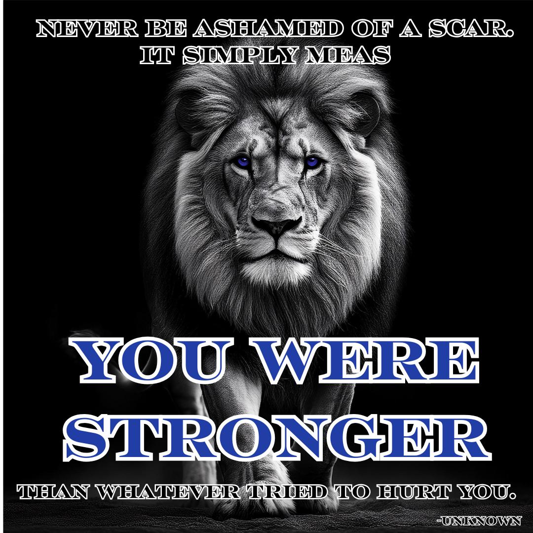 NEVER BE ASHAMED of a Scar - Etsy