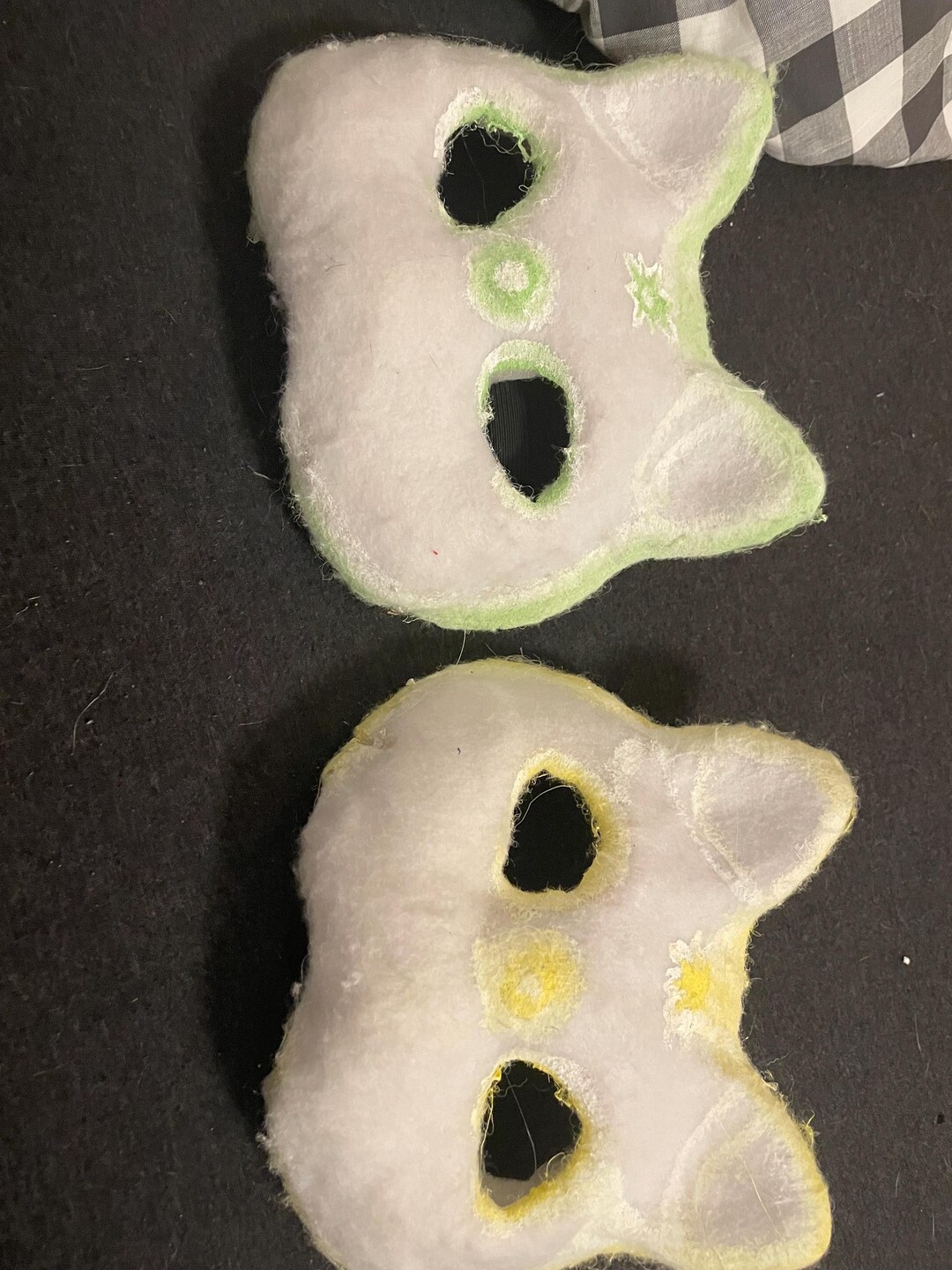 Matching Green and Yellow Alien Therian Cat Mask - Etsy