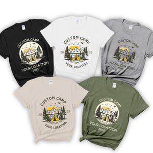 Custom Camp Life Shirt: Family Camping Adventure Tee - Etsy