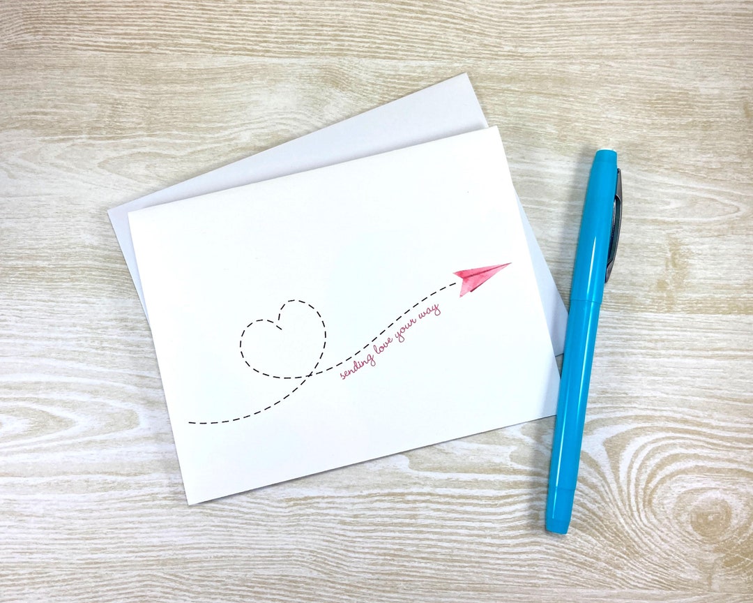 Sending Love Support Card: Sympathy, Illness, Friendship - Etsy