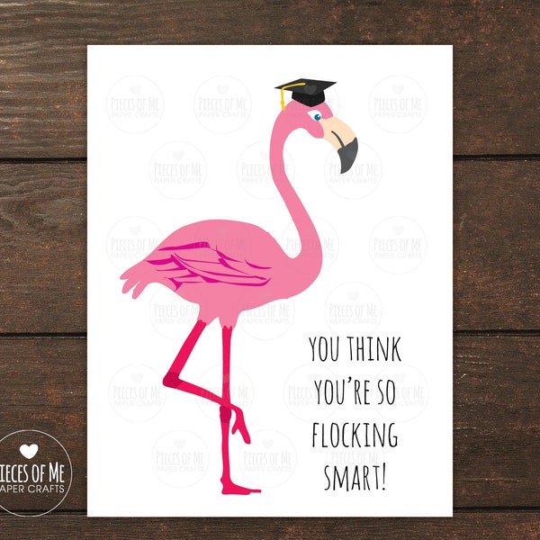 Graduation Flamingo - Etsy