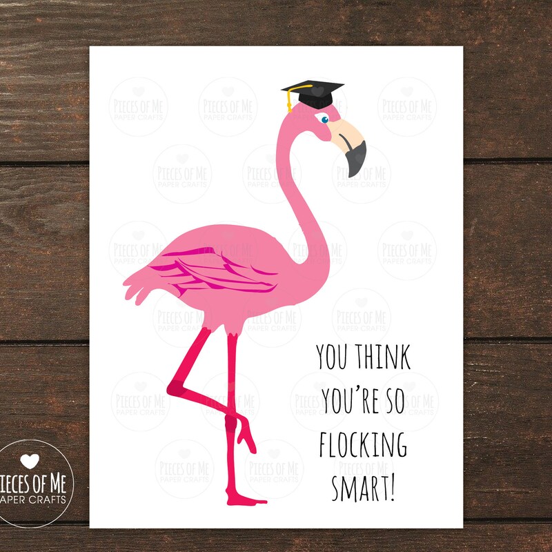 Graduation Flamingo - Etsy