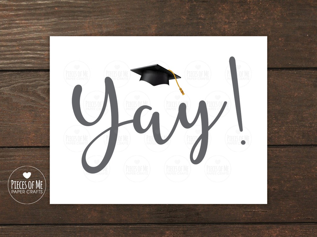 Yay Graduation Card, Congratulations, Congrats, High School, College ...