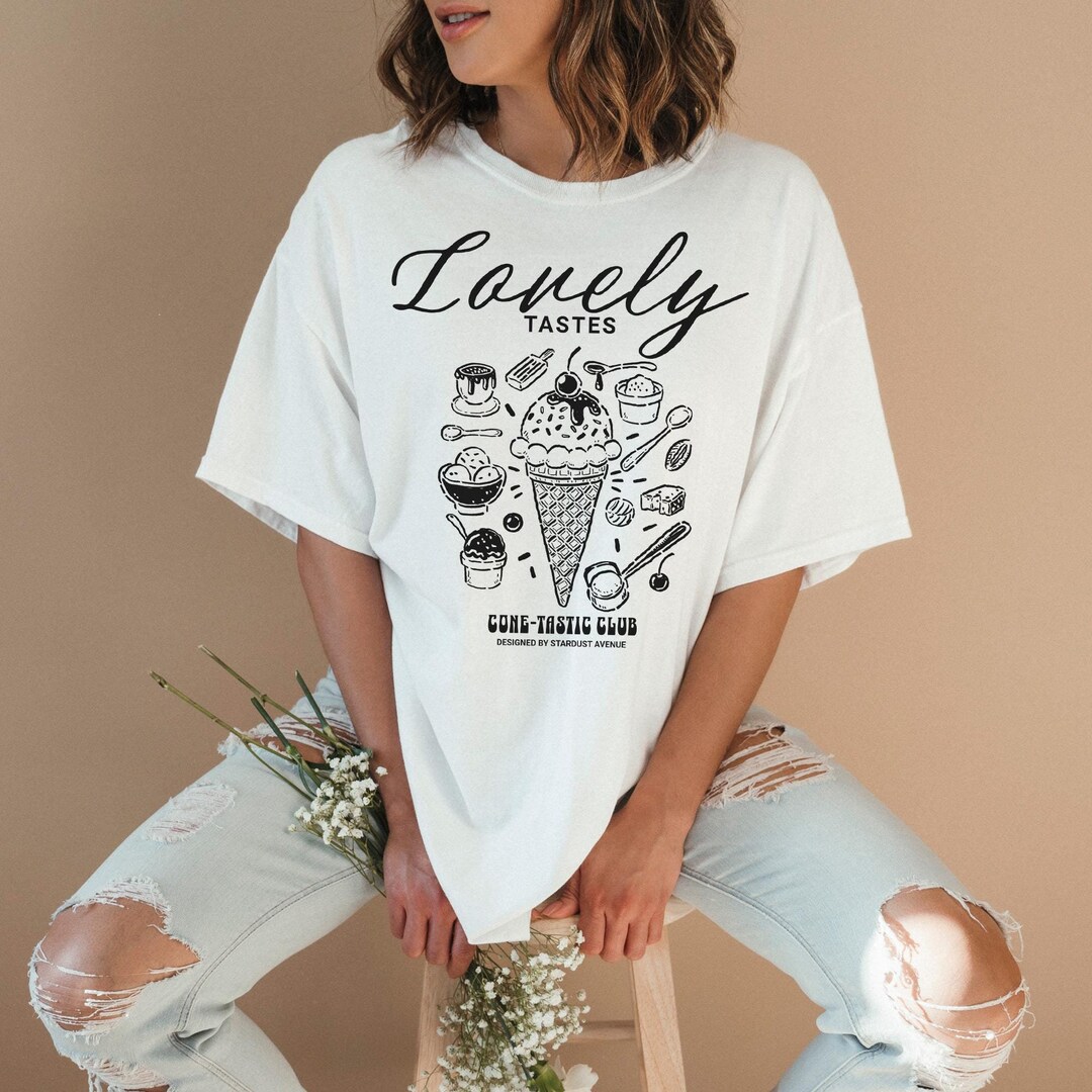 Lovely Tastes Cone-tastic Club Doodle Design for Ice Cream and Dessert ...