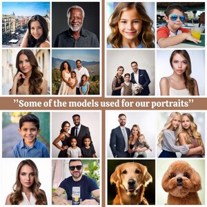 Custom Portraits Engraved Style Art, Personalized Artwork for Home or ...