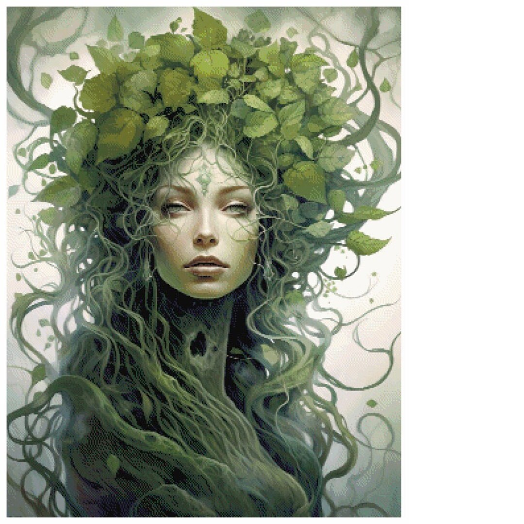 Marianna Dryad Counted Cross Stitch Pattern, Digital File, 32 Ct ...